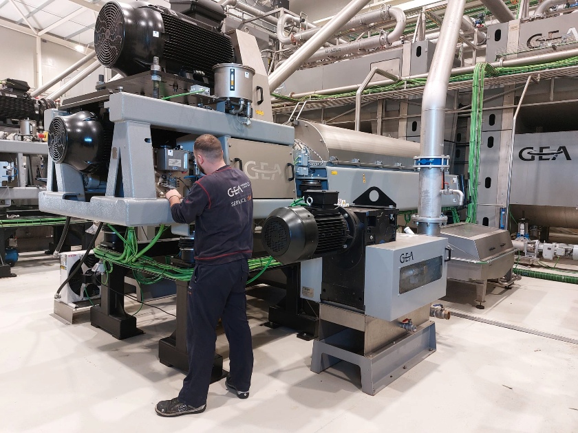 GEA instala un decánter CF-8000 con capacidad de 650 Tn diarias en la ...